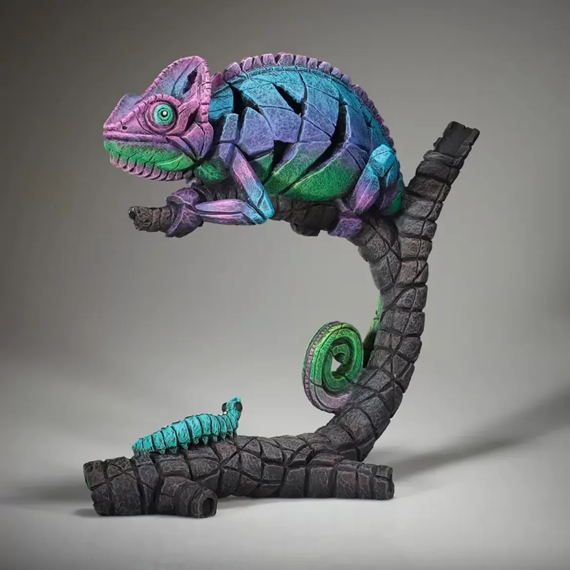 Edge Sculpture Chameleon (Rainbow Pink) Figure - Frank Roche & Sons Ltd