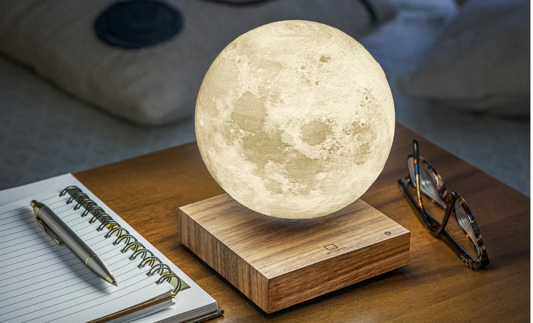 Smart Moon Lamp walnut - Frank Roche & Sons Ltd